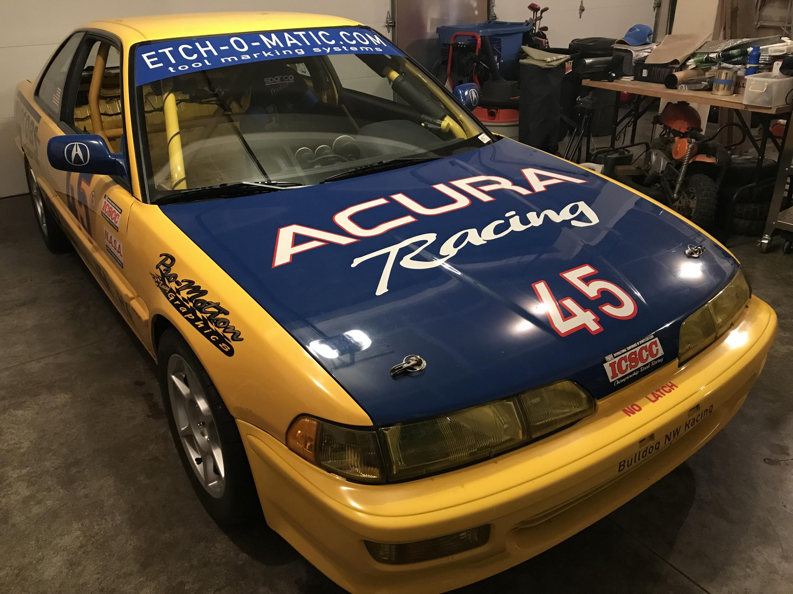 Acura Integra Race Car Race Louvers Acura Integra RSX RT Track Trim